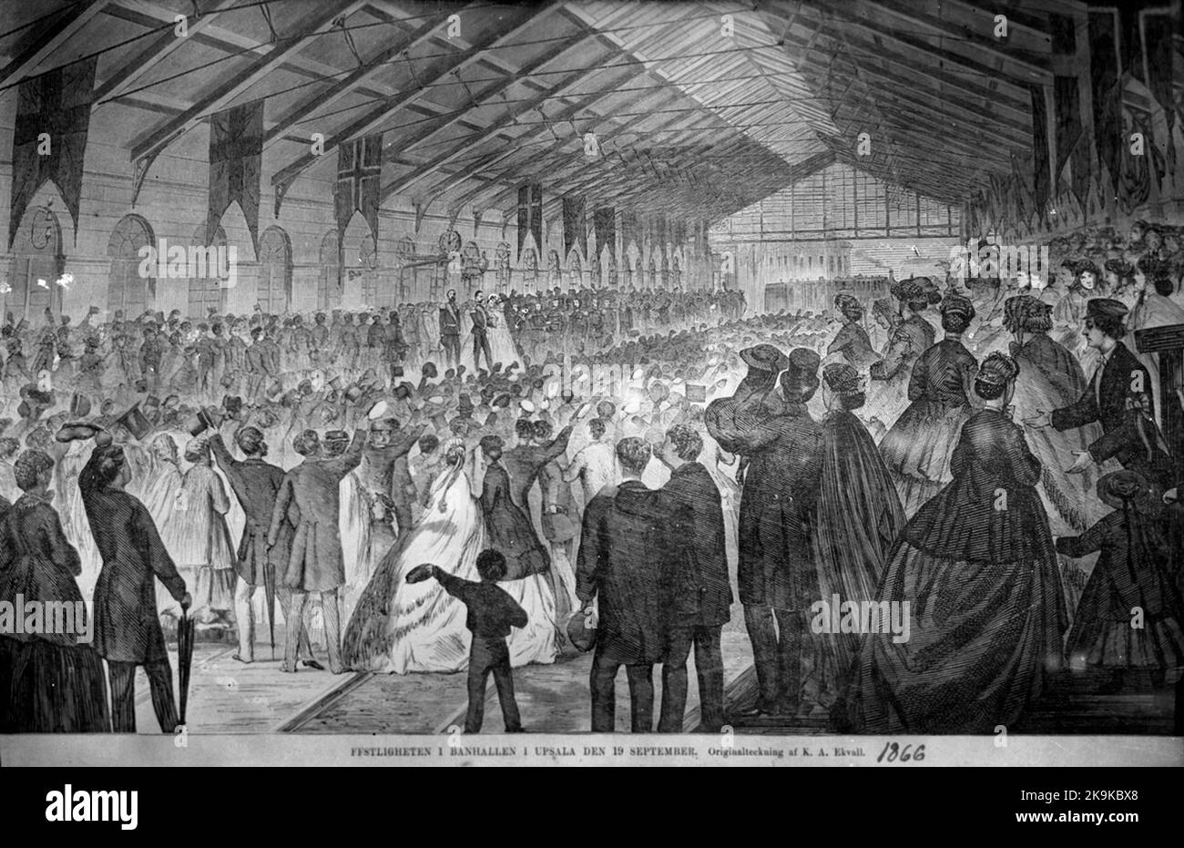 Inauguration Northern main line Stock Photo - Alamy