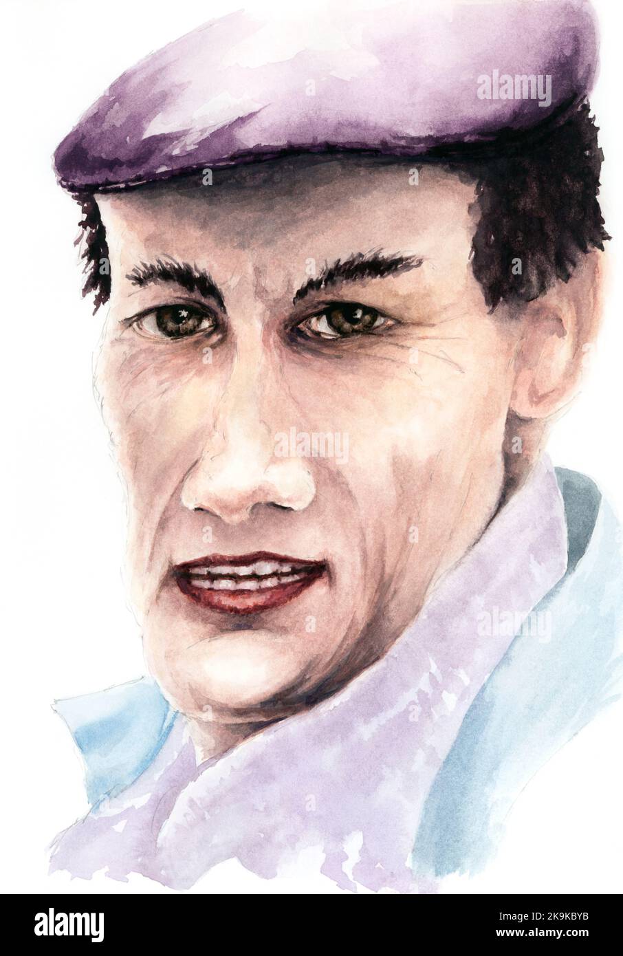 Watercolor man hi-res stock photography and images - Alamy