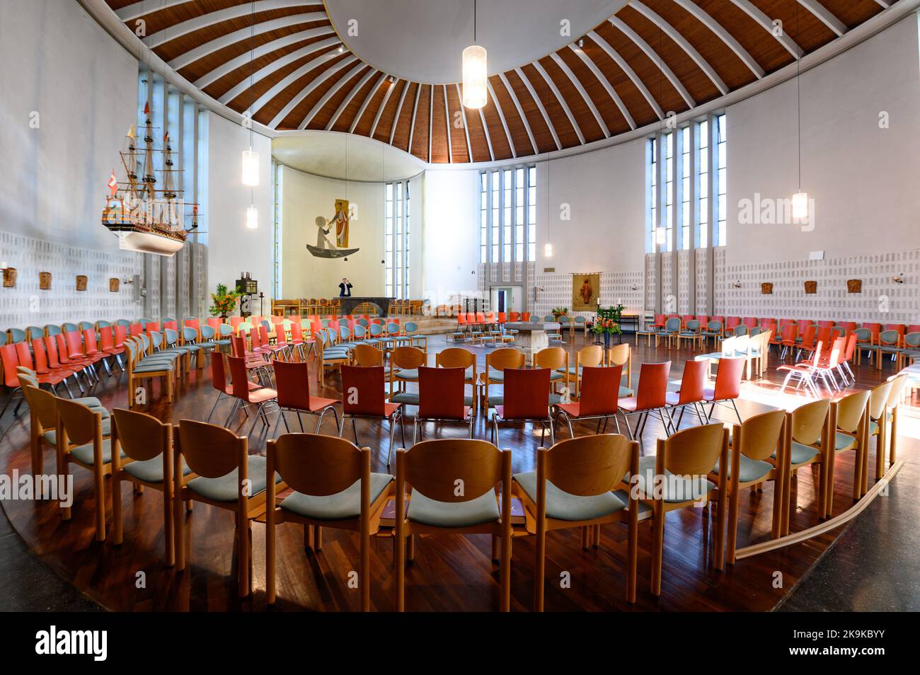 Hamburg, Germany. 11th June, 2022. The interior of the convent of the ...