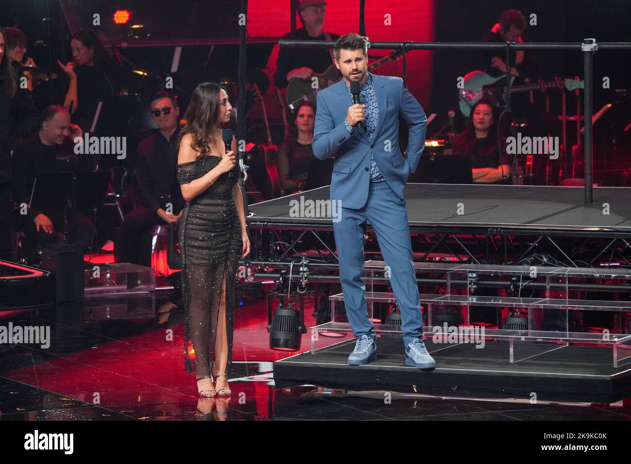 Berlin, Germany. 28th Oct, 2022. Melissa Khalaj and Thore Schölermann ...
