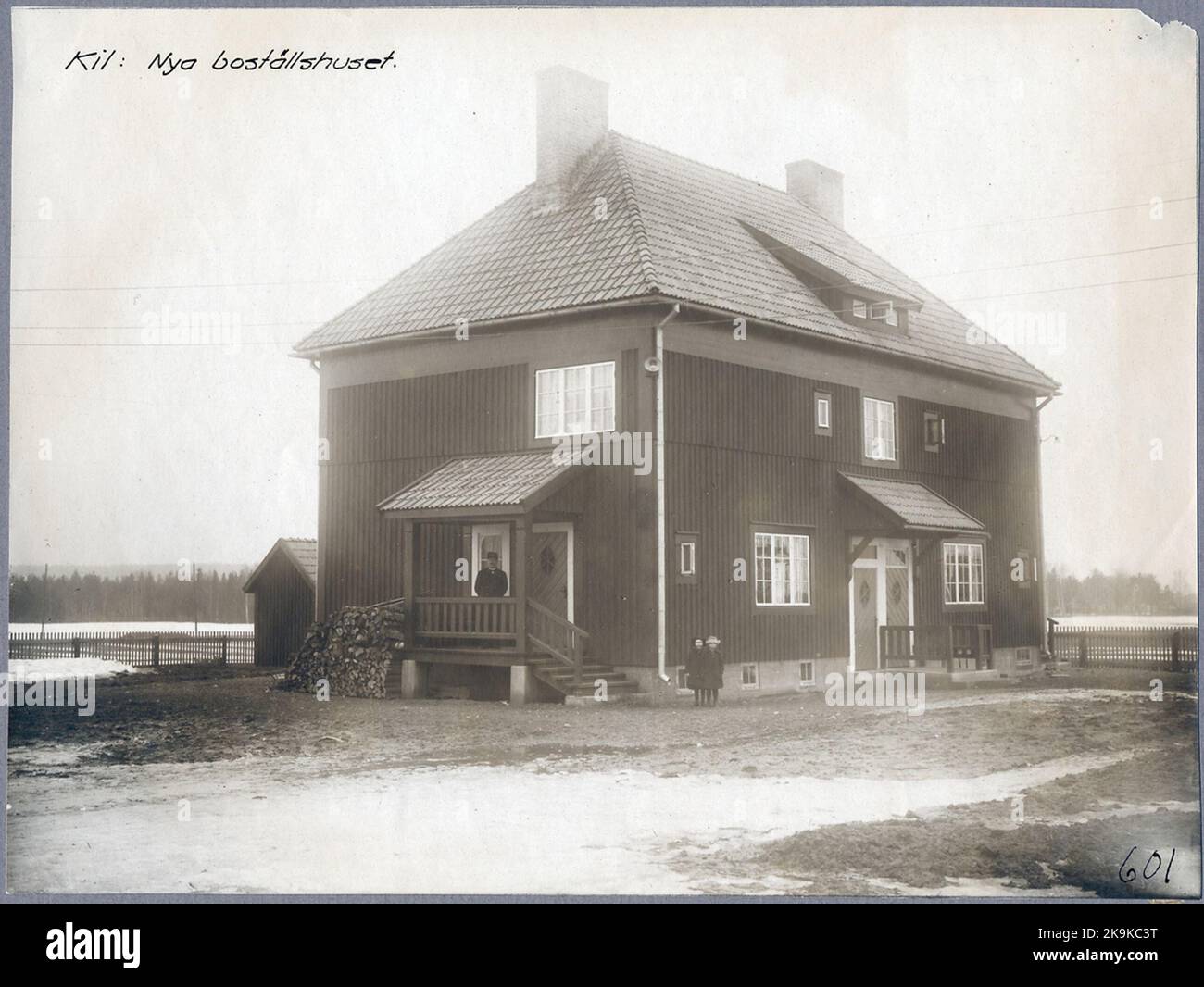 Bostain house at Kil station Stock Photo - Alamy