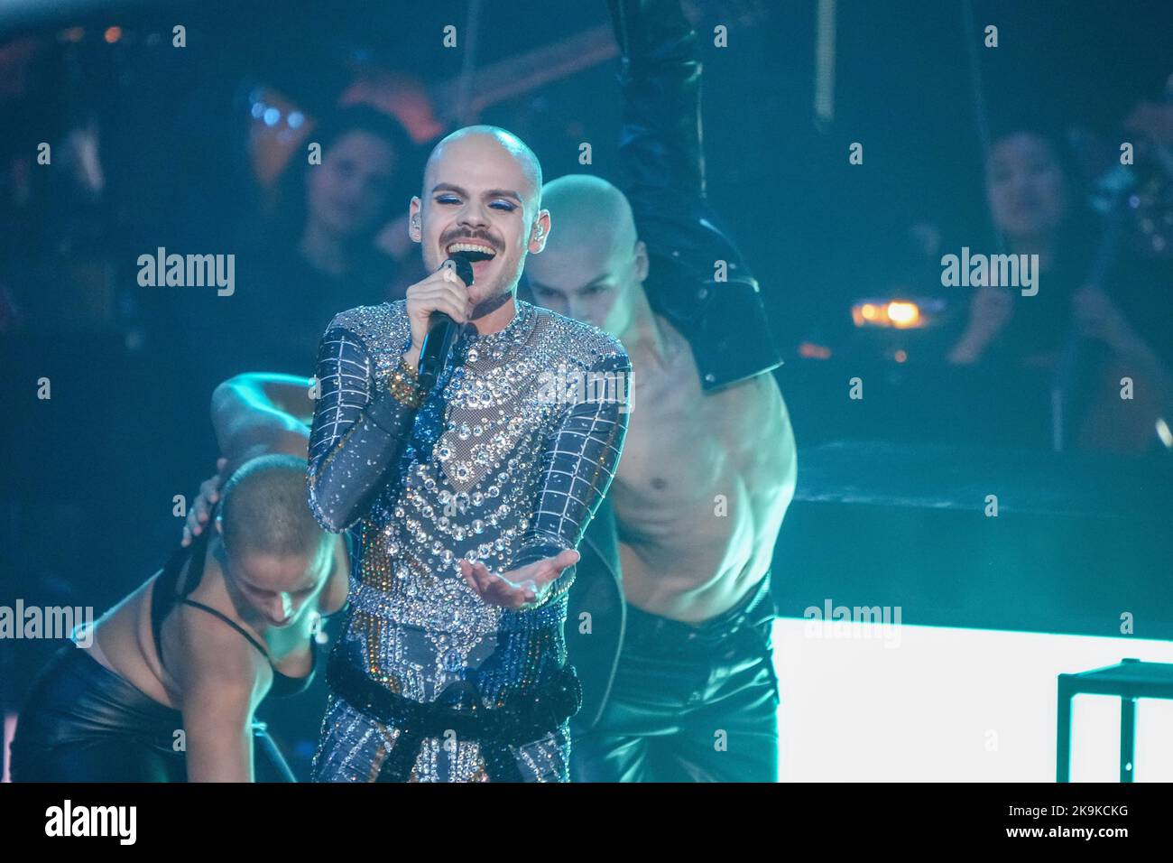 Berlin, Germany. 28th Sep, 2022. The winner of "Team Stefanie" Basti ...