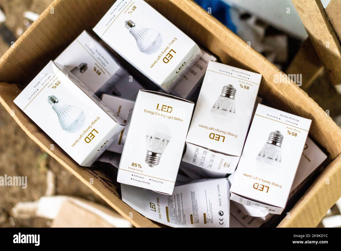 Led light packaging hi-res stock photography and images - Alamy