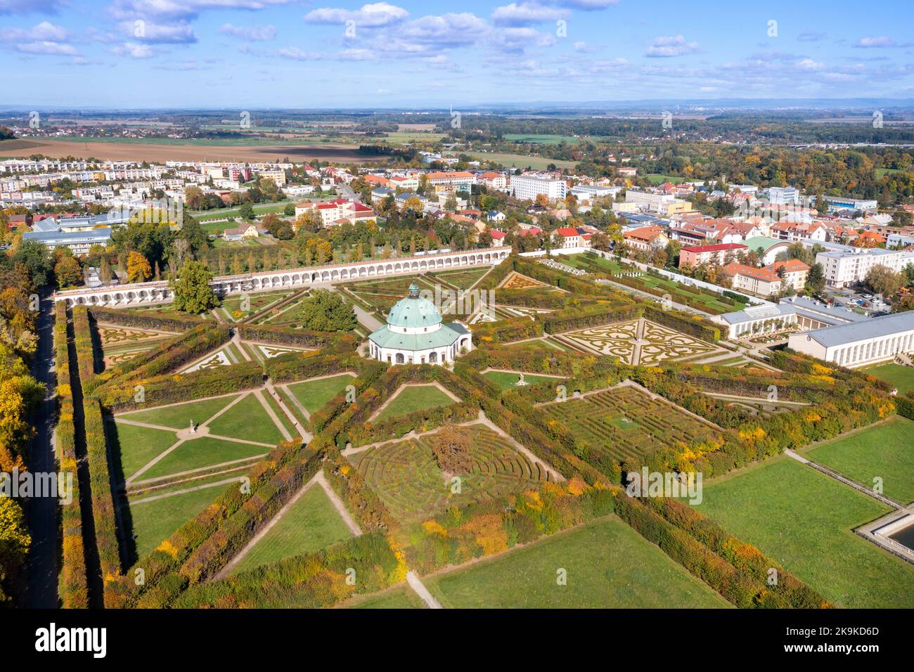 renesancni Kvetna zahrada (17. stol., UNESCO), Kromeriz, Morava, Ceska ...