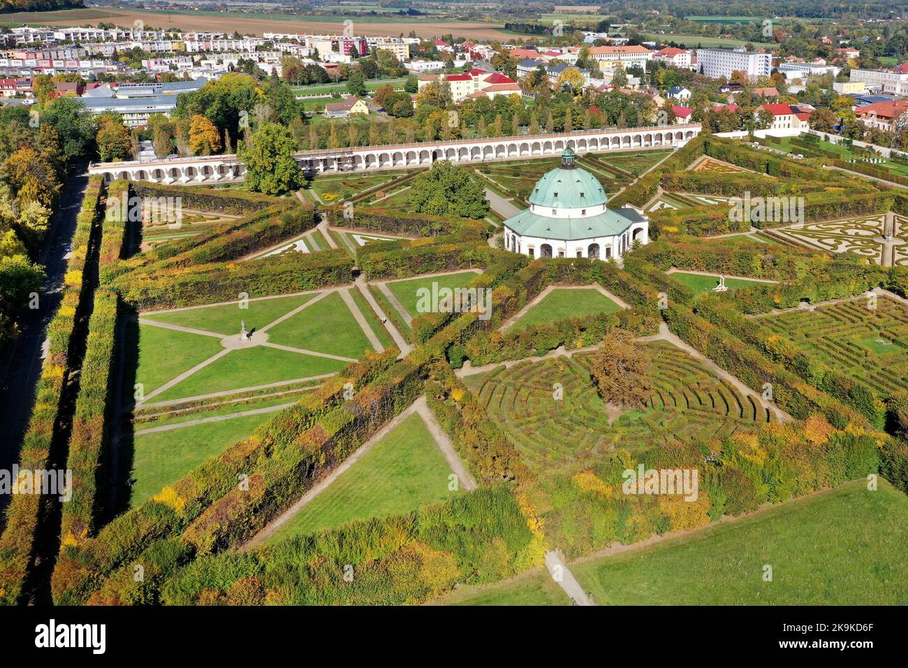 renesancni Kvetna zahrada (17. stol., UNESCO), Kromeriz, Morava, Ceska ...