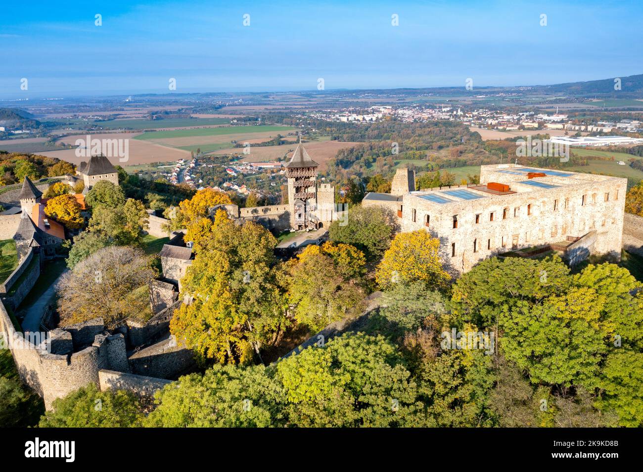 Helfstyn - stredoveky hrad a zricenina z 13. stol., Olomoucky kraj ...