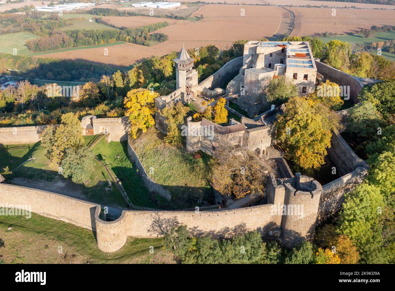 Helfstyn - stredoveky hrad a zricenina z 13. stol., Olomoucky kraj ...
