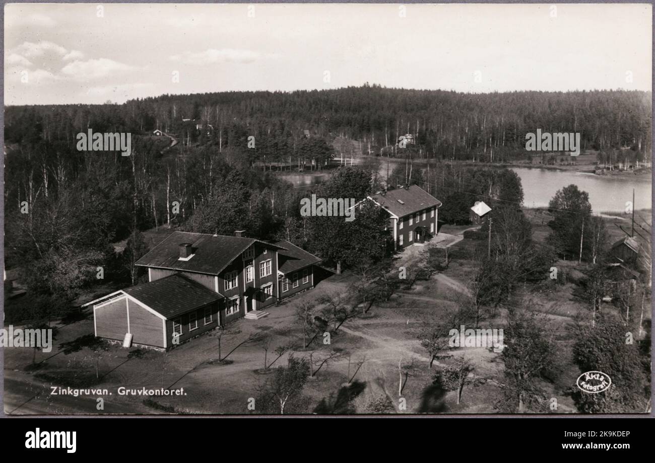 The Gruv Office, Zinkgruvan Stock Photo - Alamy