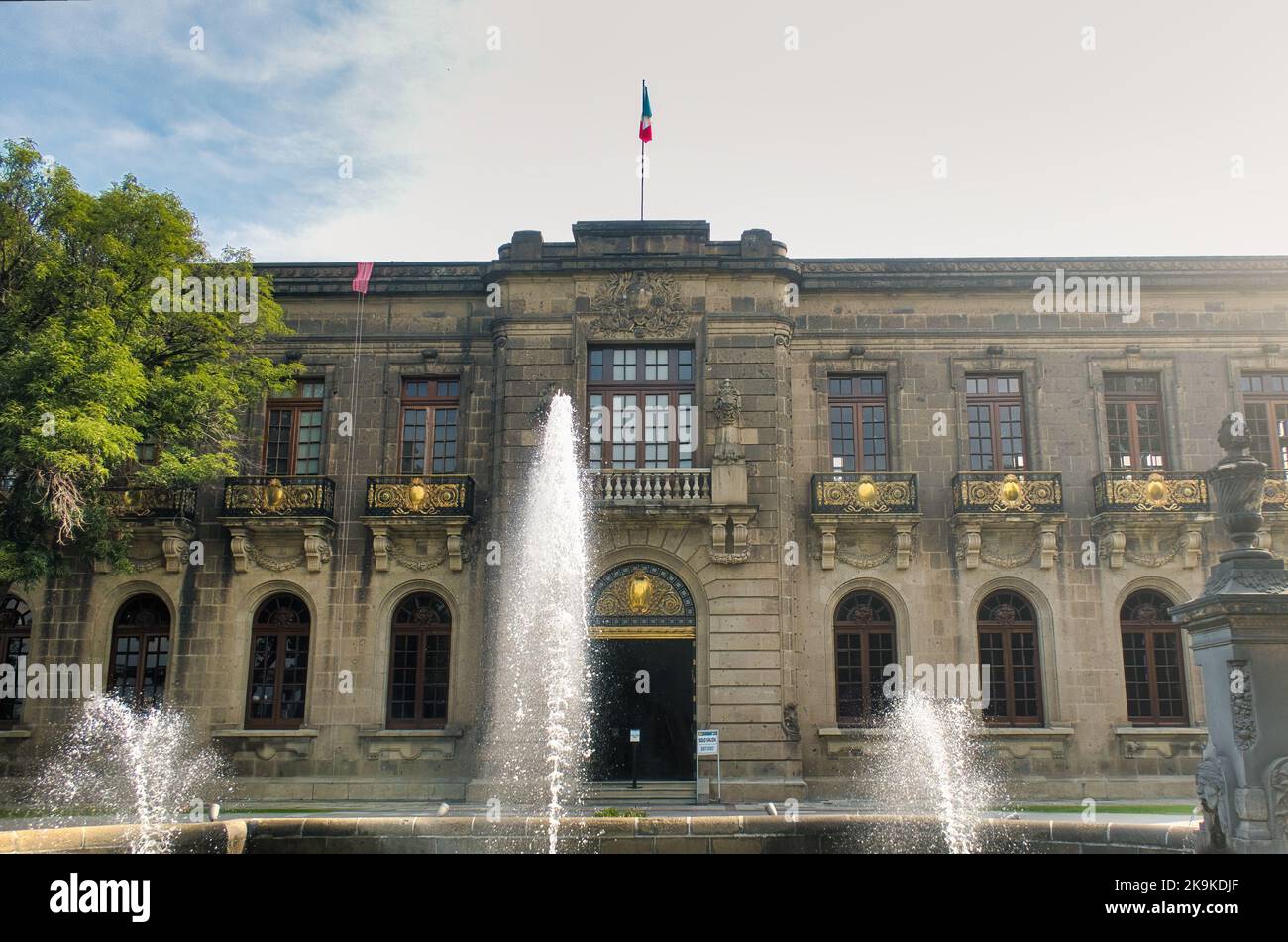 A Historical Chapultepec Castle in mexico city Stock Photo - Alamy