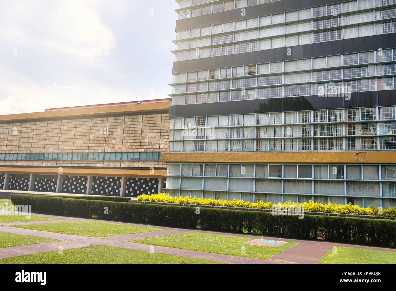 A Old administrative building of unam in mexico Stock Photo - Alamy