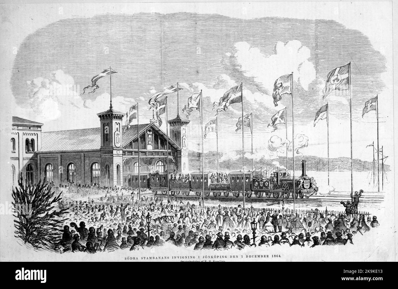 The southern main line's inauguration Stock Photo - Alamy