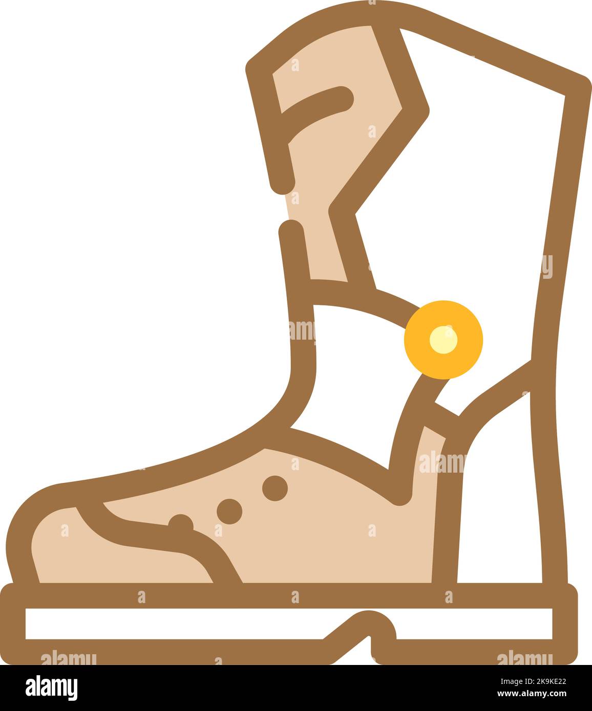 boots motorcycle color icon vector illustration Stock Vector Image ...