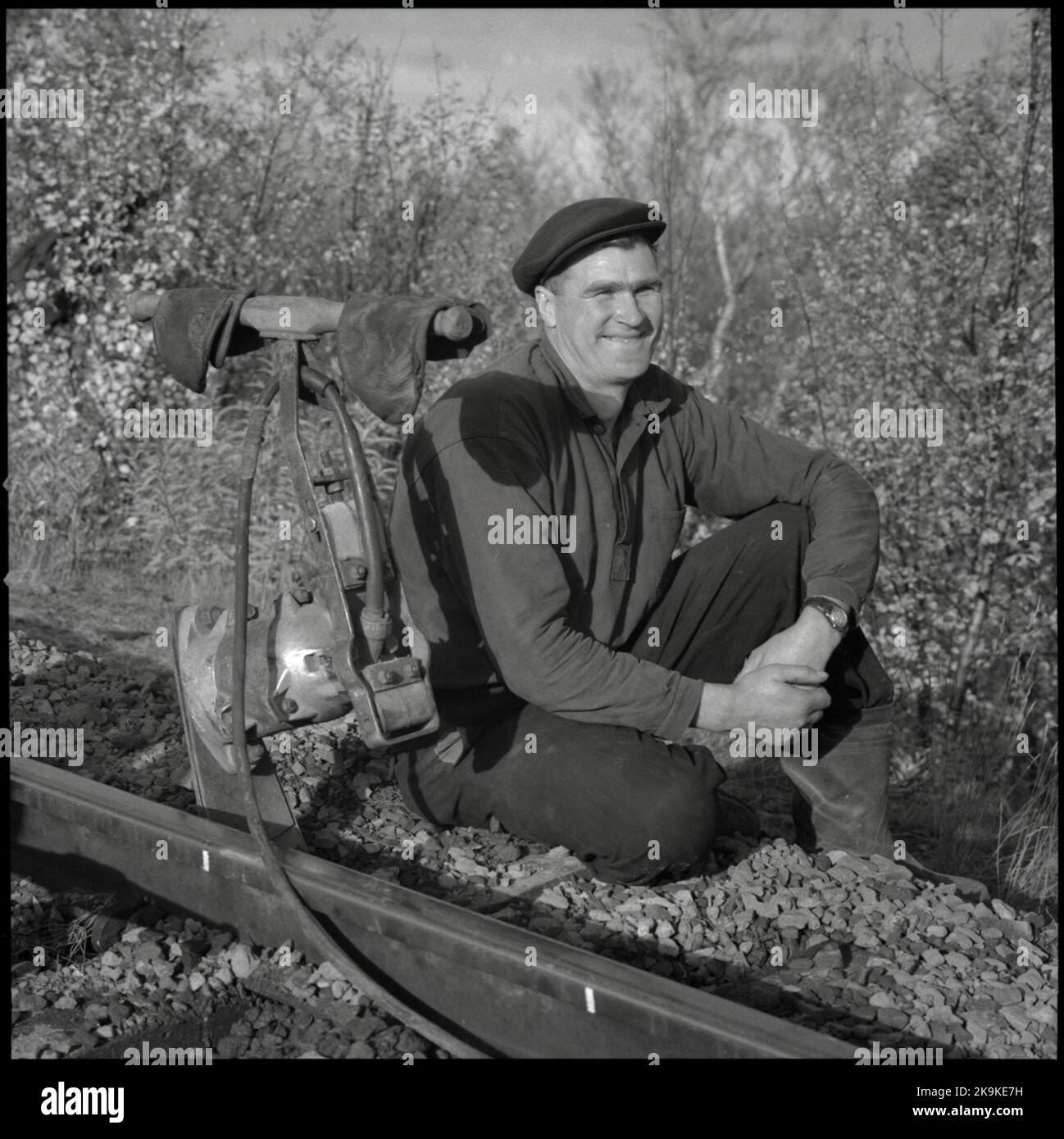 Rail track maintenance team hi-res stock photography and images - Alamy
