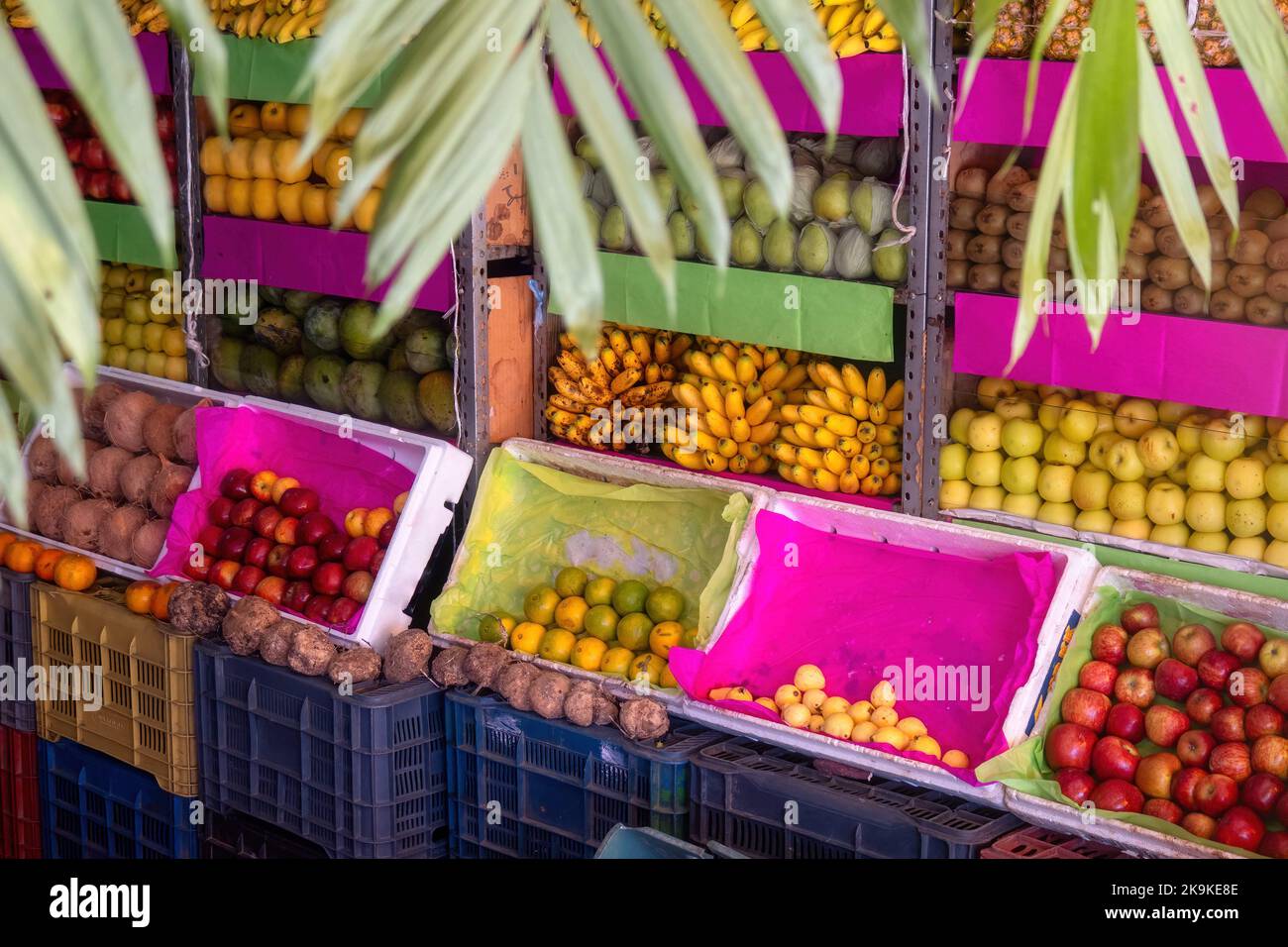 Mexican produce stand hi-res stock photography and images - Alamy
