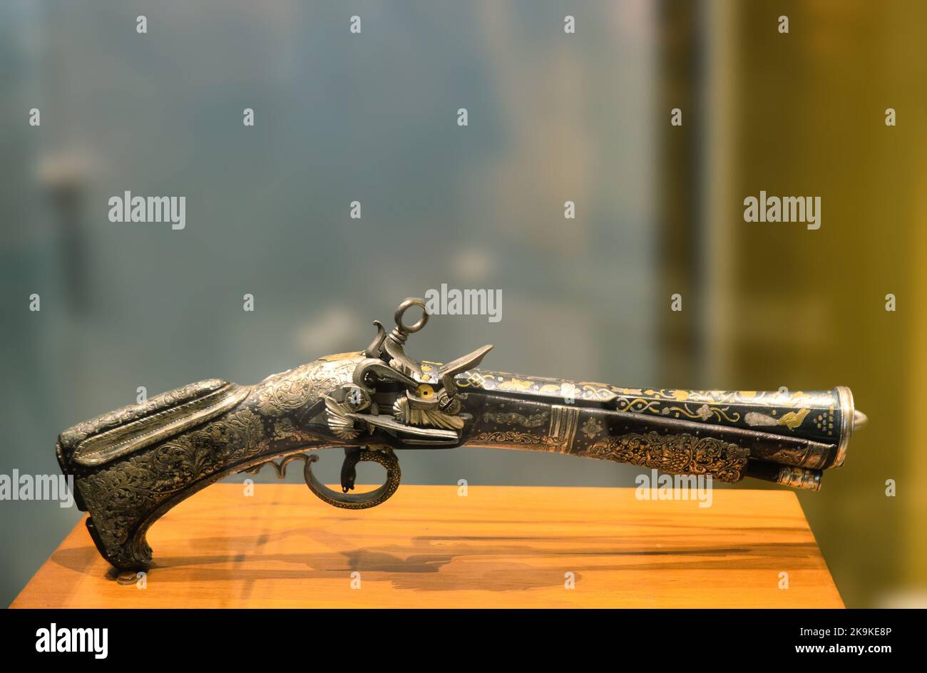 A Spanish ancient weapon with copy space Stock Photo - Alamy