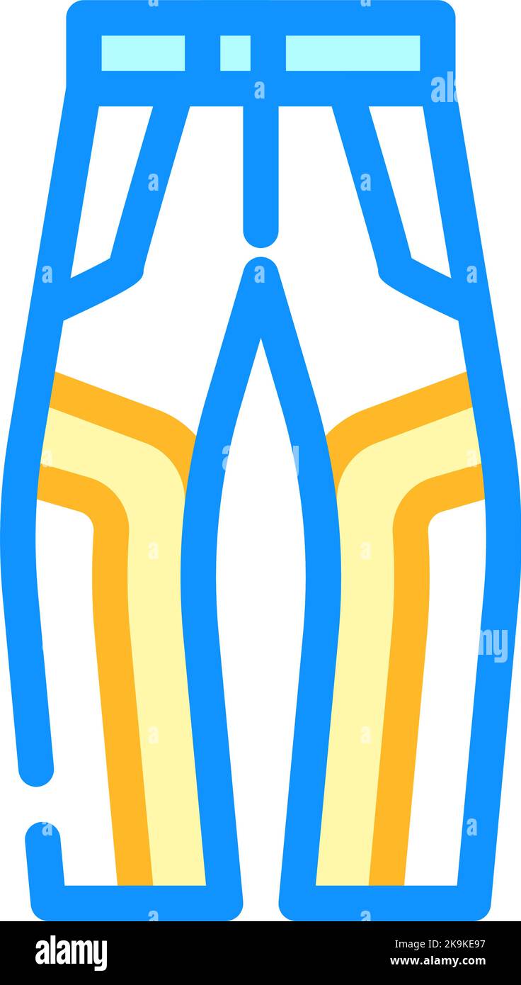 pants motorcycle color icon vector illustration Stock Vector Image ...