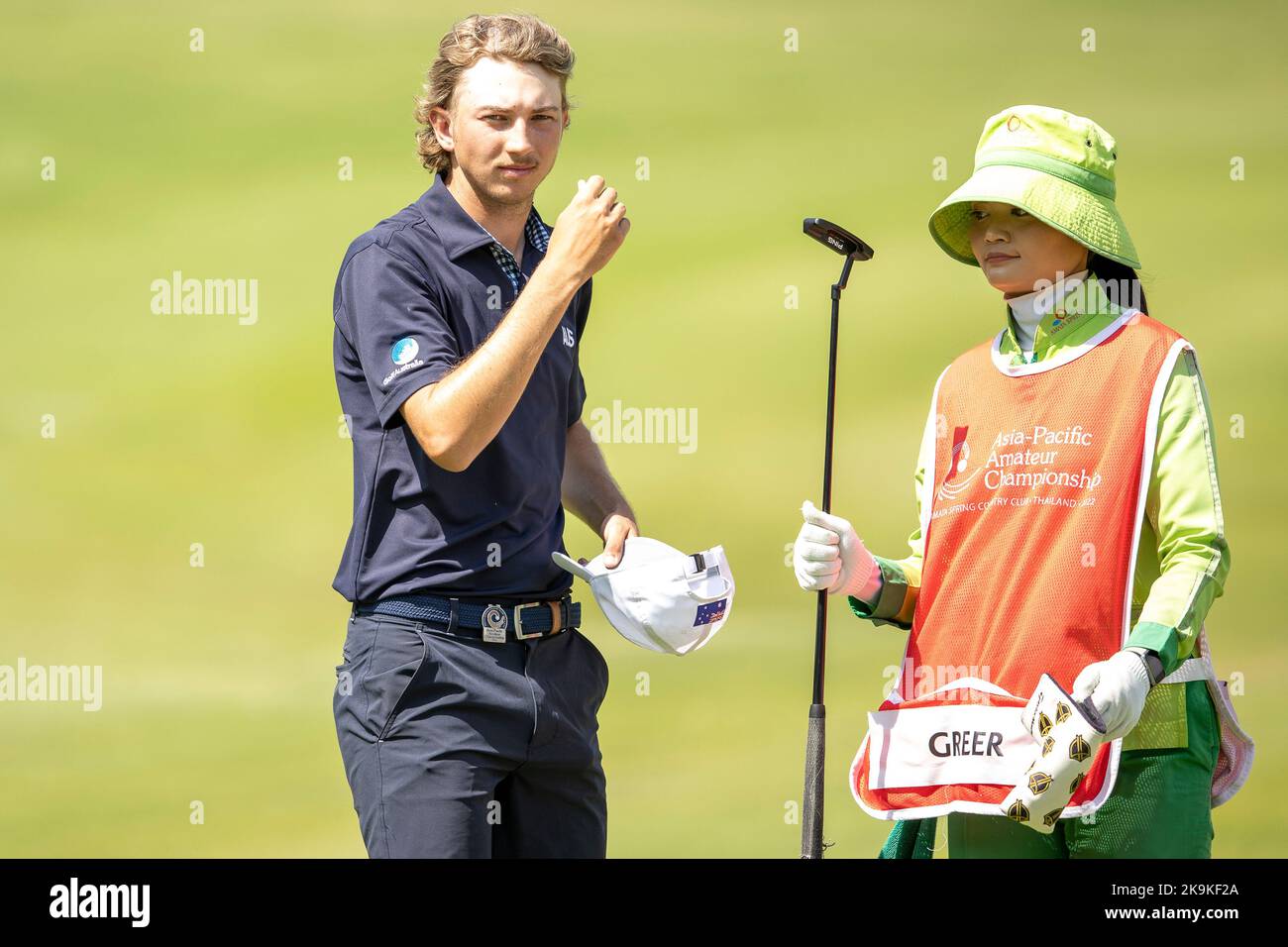 CHONBURI, THAILAND - OCTOBER 29: Joshua Greer of Australia on the 16th ...