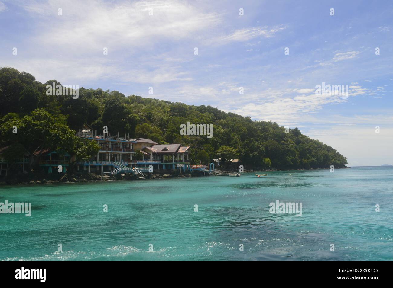 Homestay in island Stock Photo - Alamy