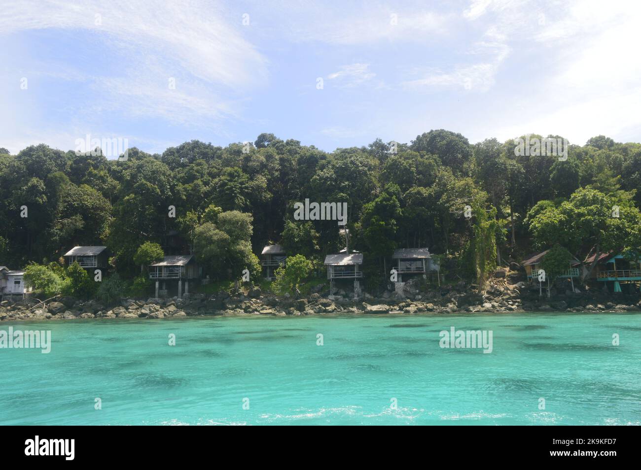 Island and homestay Stock Photo - Alamy