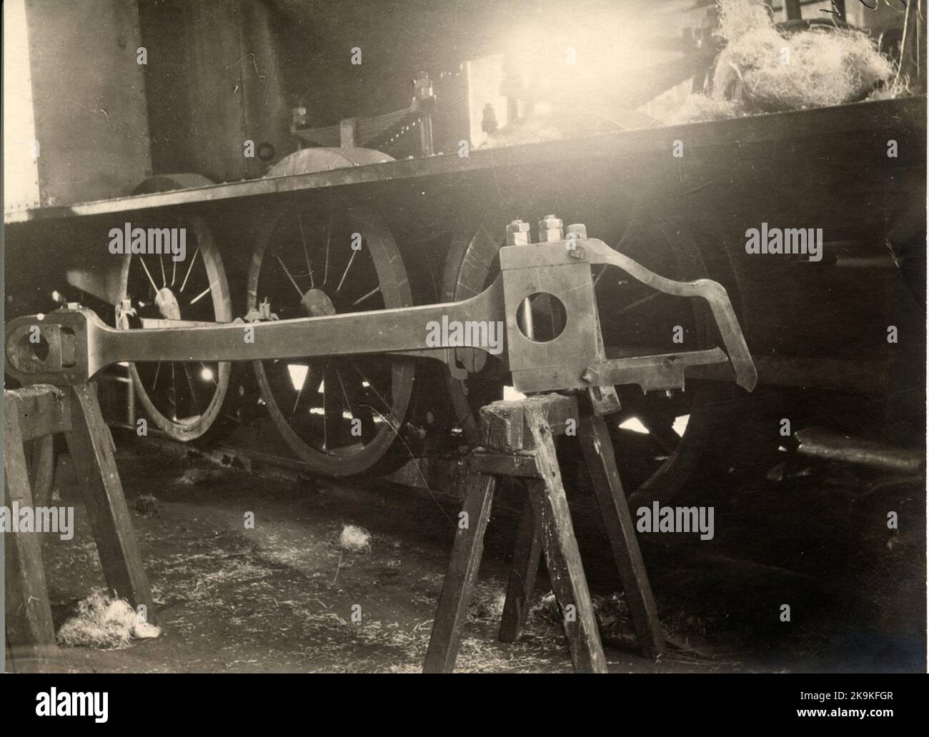 Steam locomotive hnj locomotive 24's right crankbug. BROVEN 1918-11-16 ...
