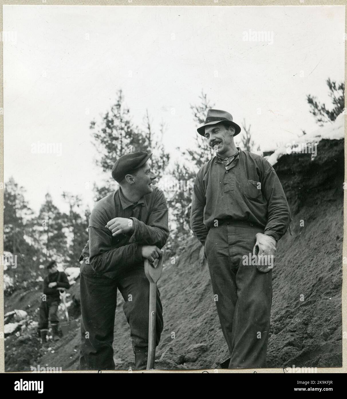 Johan Borg and Ture Lunde in the rally team Stock Photo - Alamy