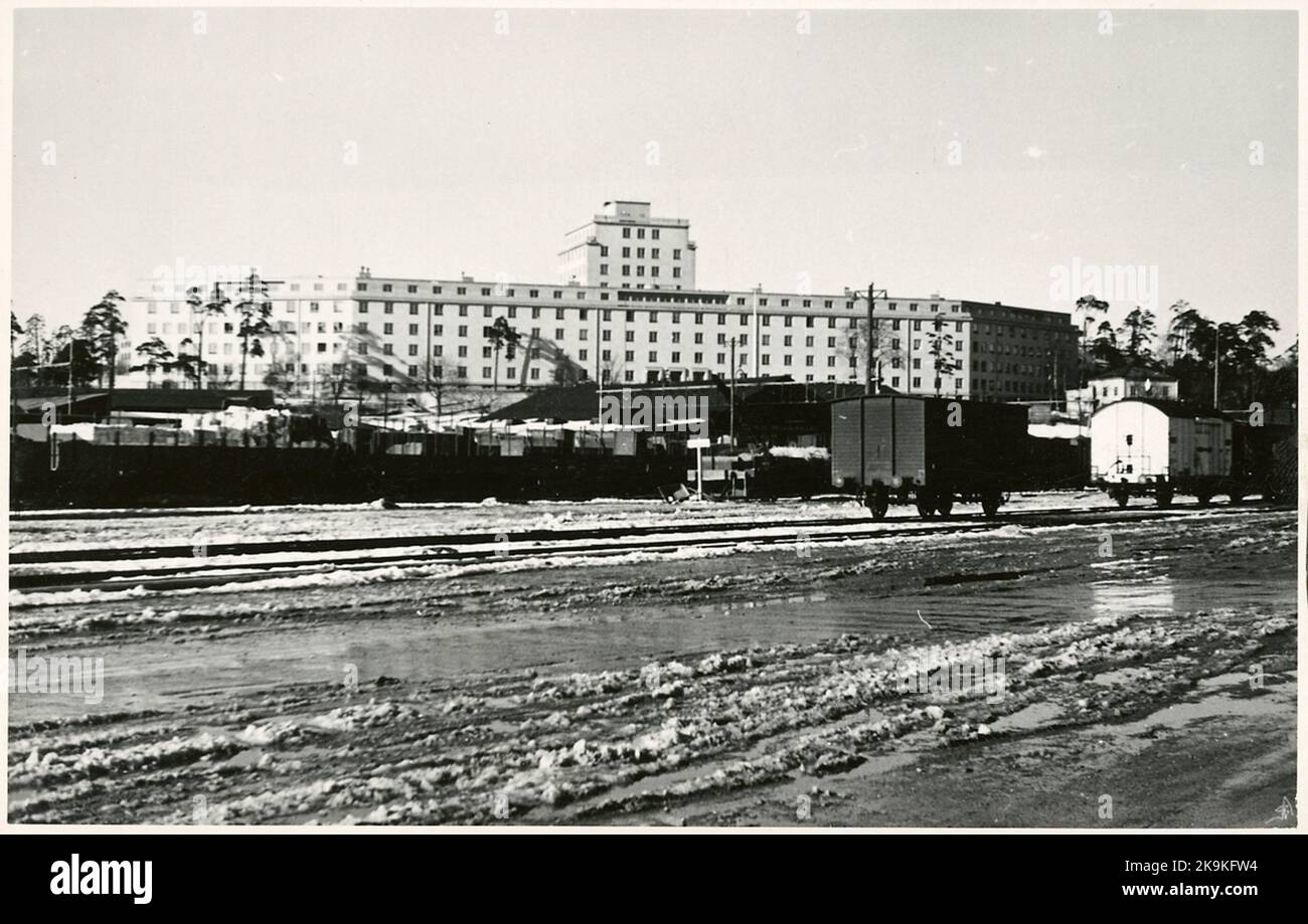 Stockholm Norra station for electrification Stock Photo - Alamy