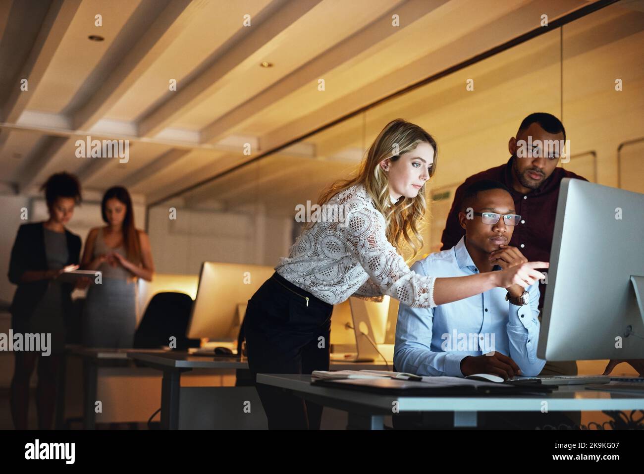 The whole team wants the best in the end. a group of businesspeople ...