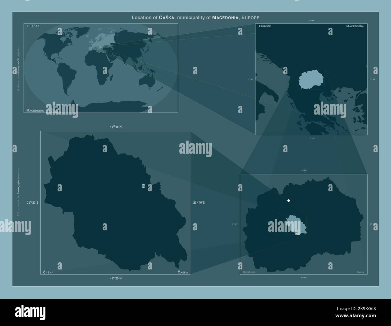 Caska map vector hi-res stock photography and images - Alamy
