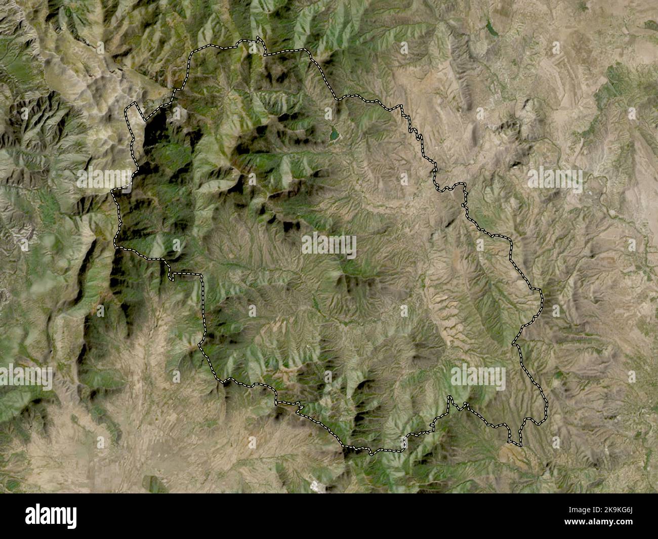 Caska, municipality of Macedonia. Low resolution satellite map Stock ...