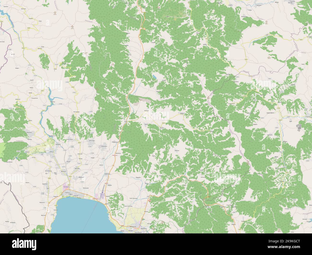 Map of debarca hi-res stock photography and images - Alamy
