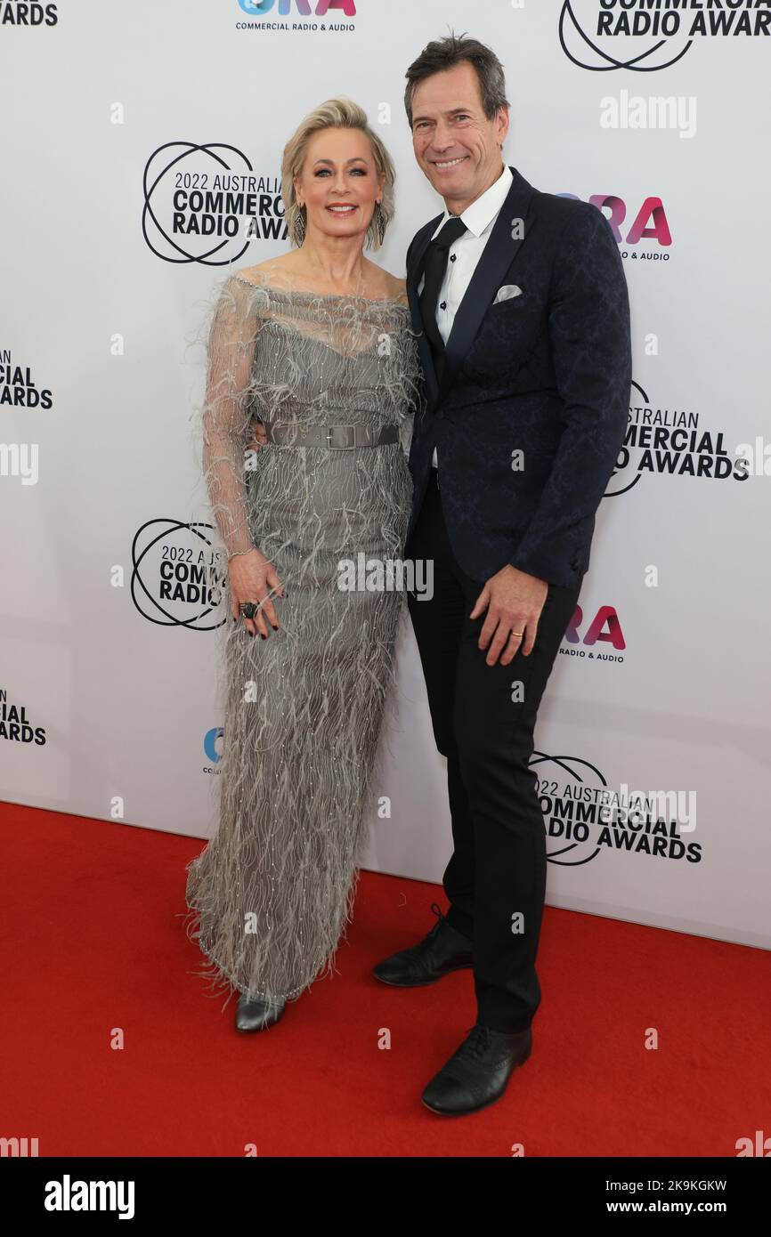 Sydney, Australia. 29th October 2022. Amanda Keller and Brendan Jones ...