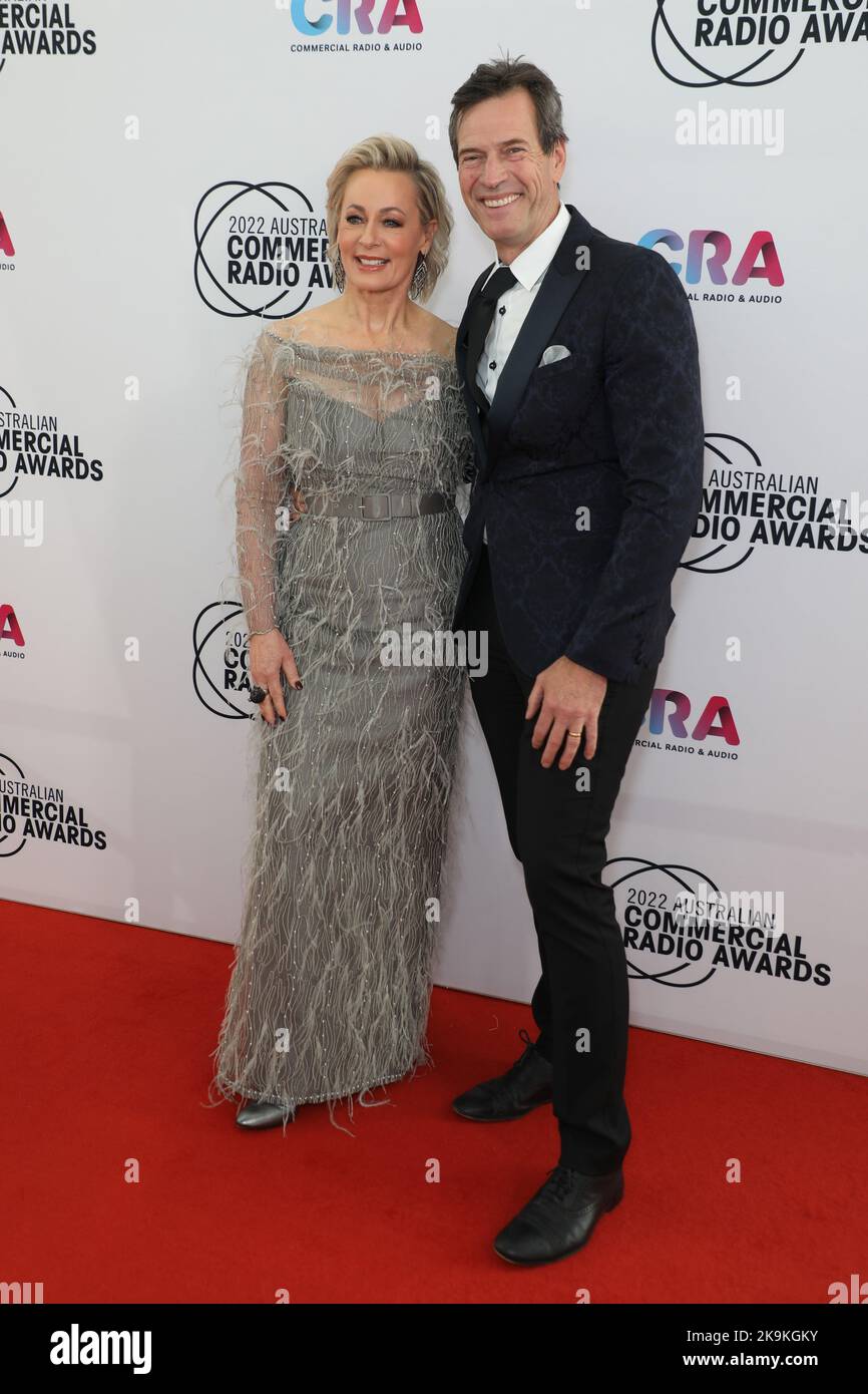 Sydney, Australia. 29th October 2022. Amanda Keller and Brendan Jones ...
