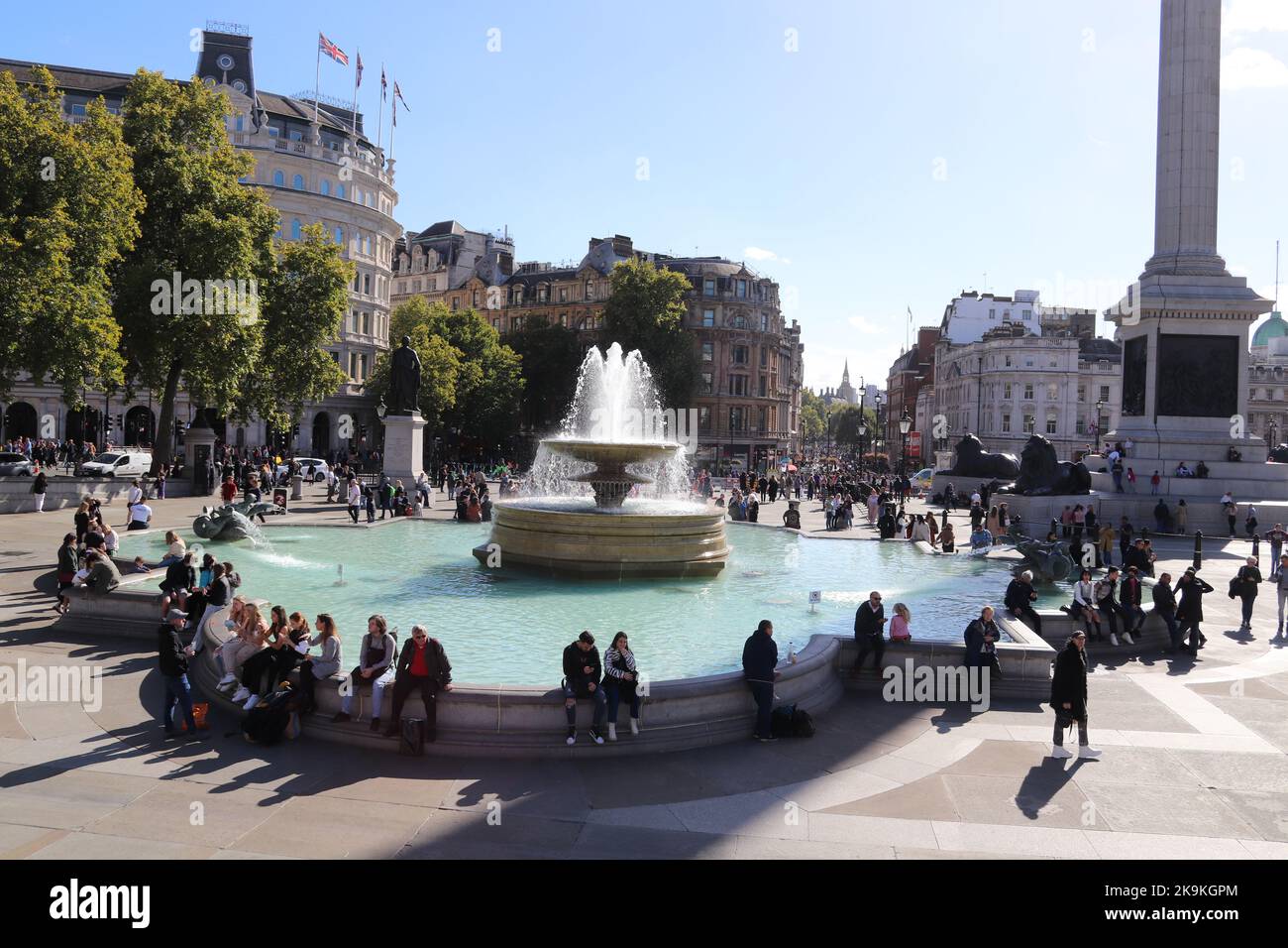 Trafalgar Square, London England UK Stock Photo - Alamy