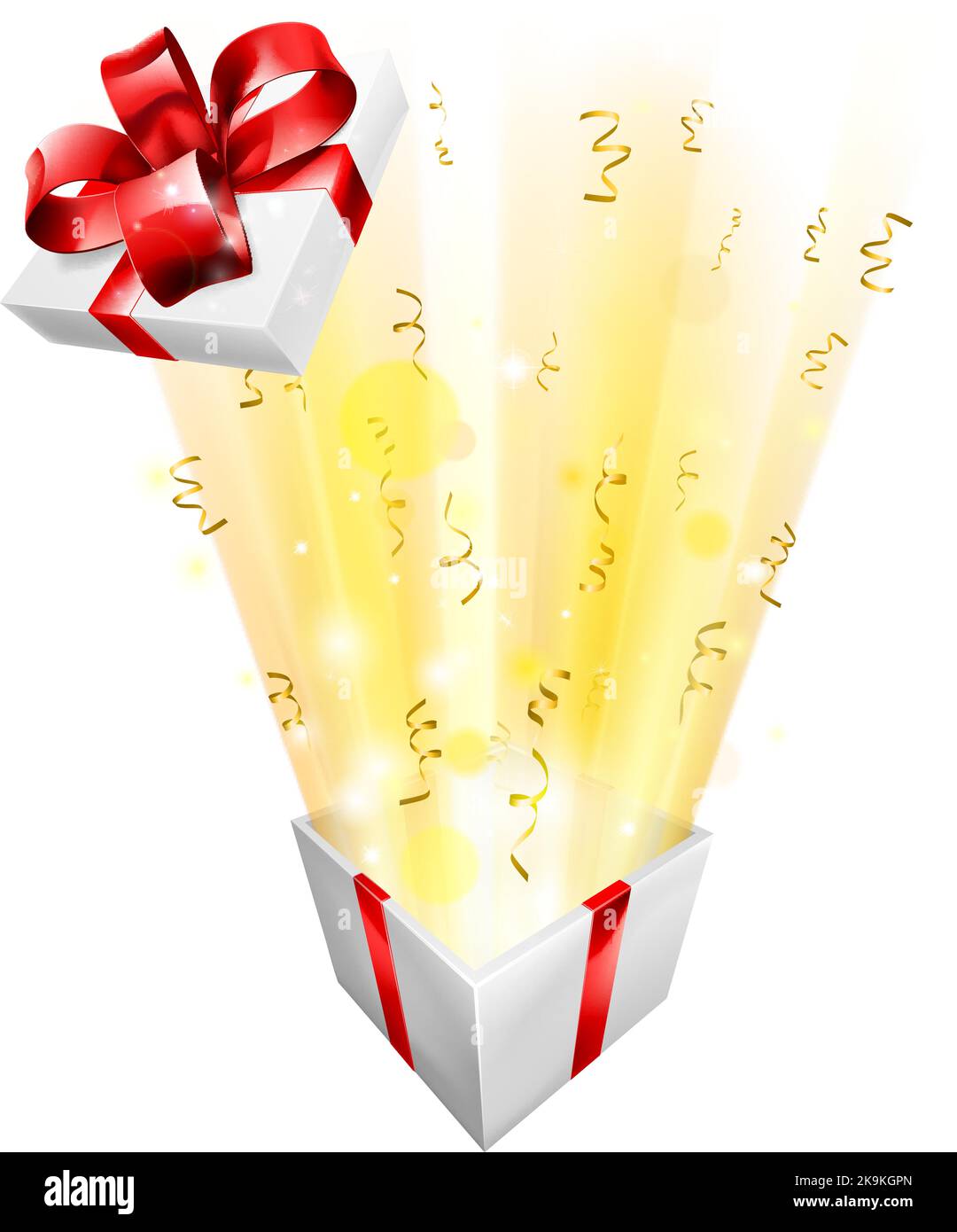 Box Gift Surprise Explosion Prize Concept Stock Vector Image & Art - Alamy