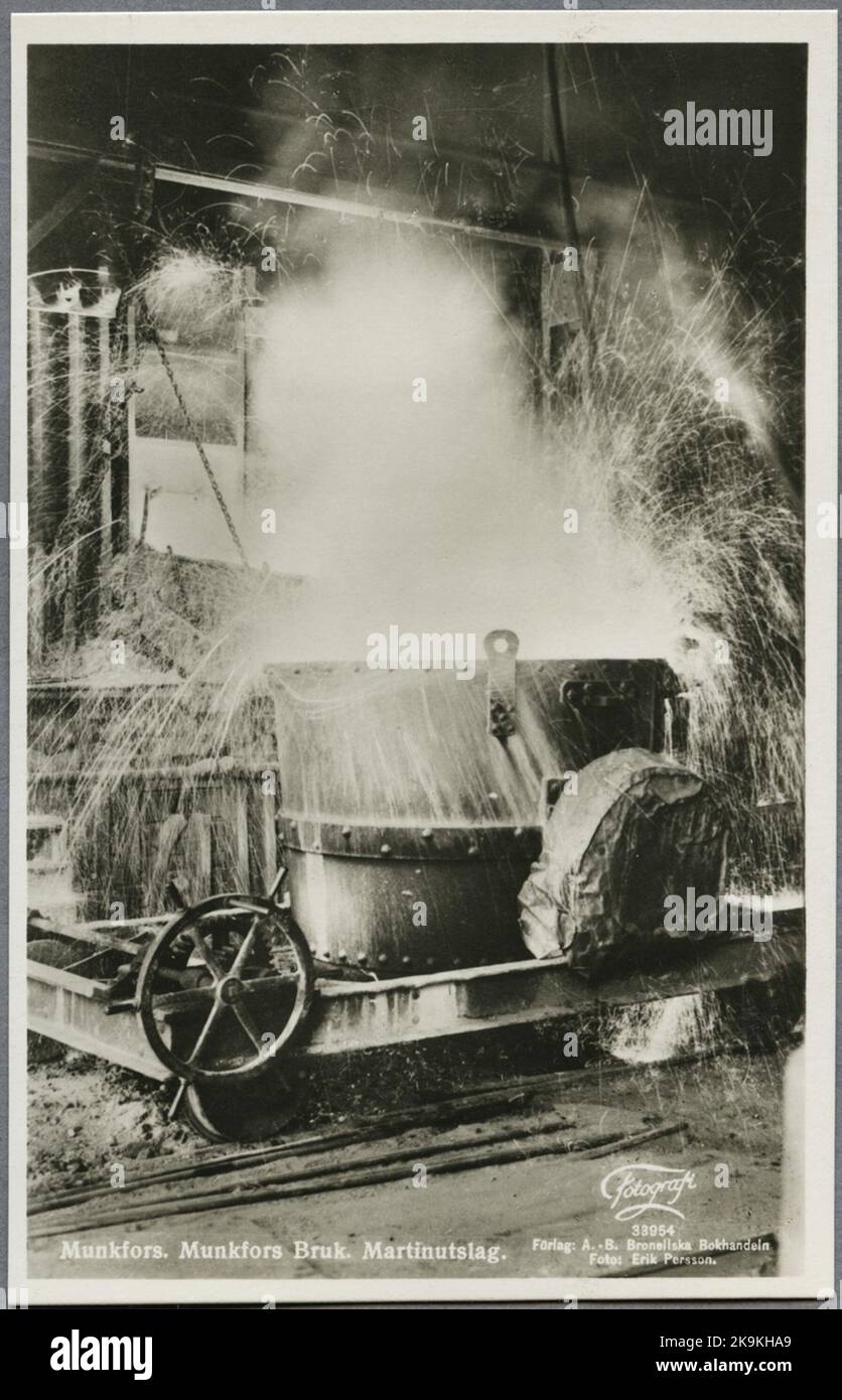 Martin rash at Munkfors mill Stock Photo - Alamy