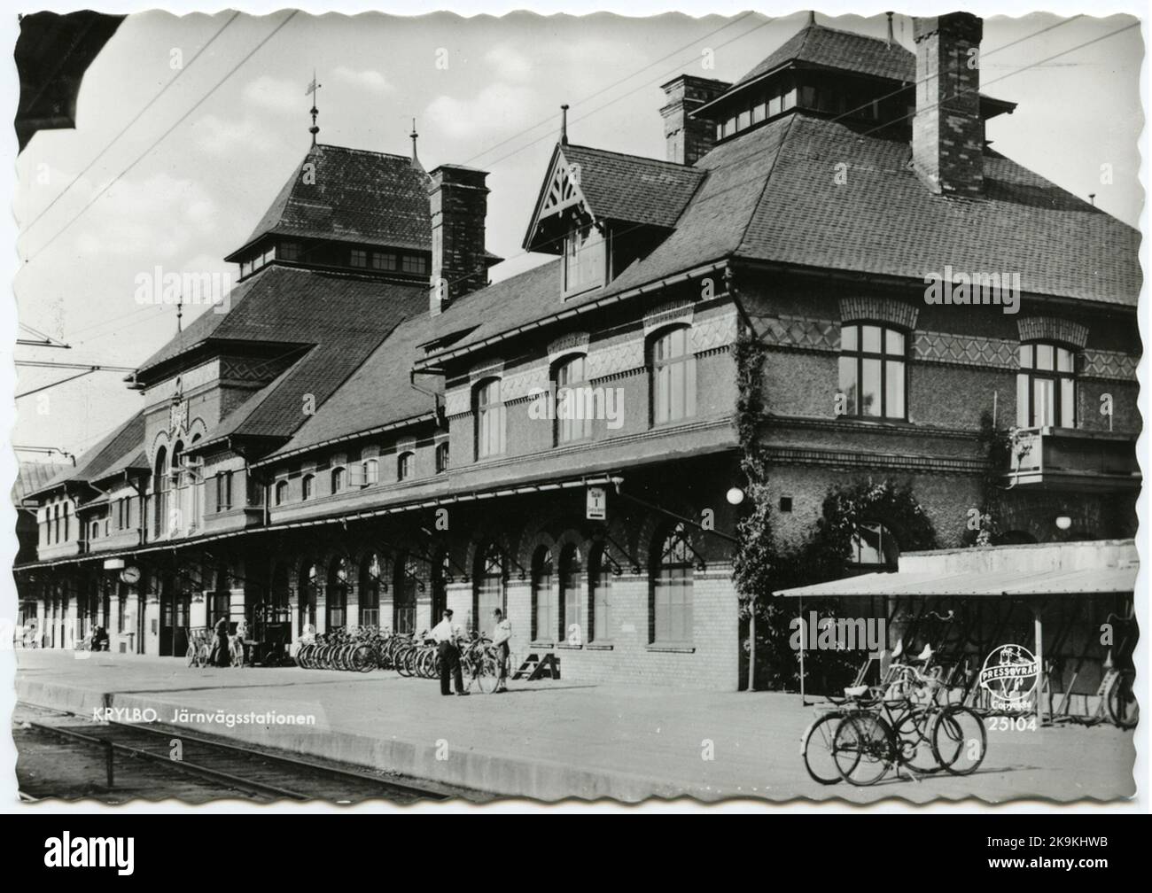 The railway station in Krylbo, since 1986 Avesta Krylbo Stock Photo - Alamy