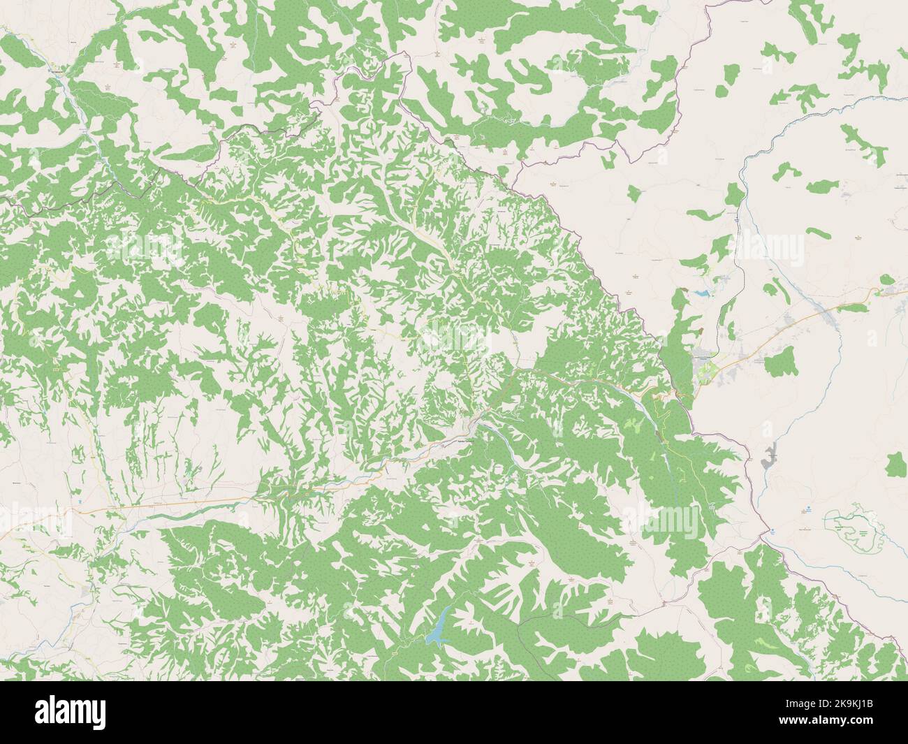 Kriva palanka outline map hi-res stock photography and images - Alamy