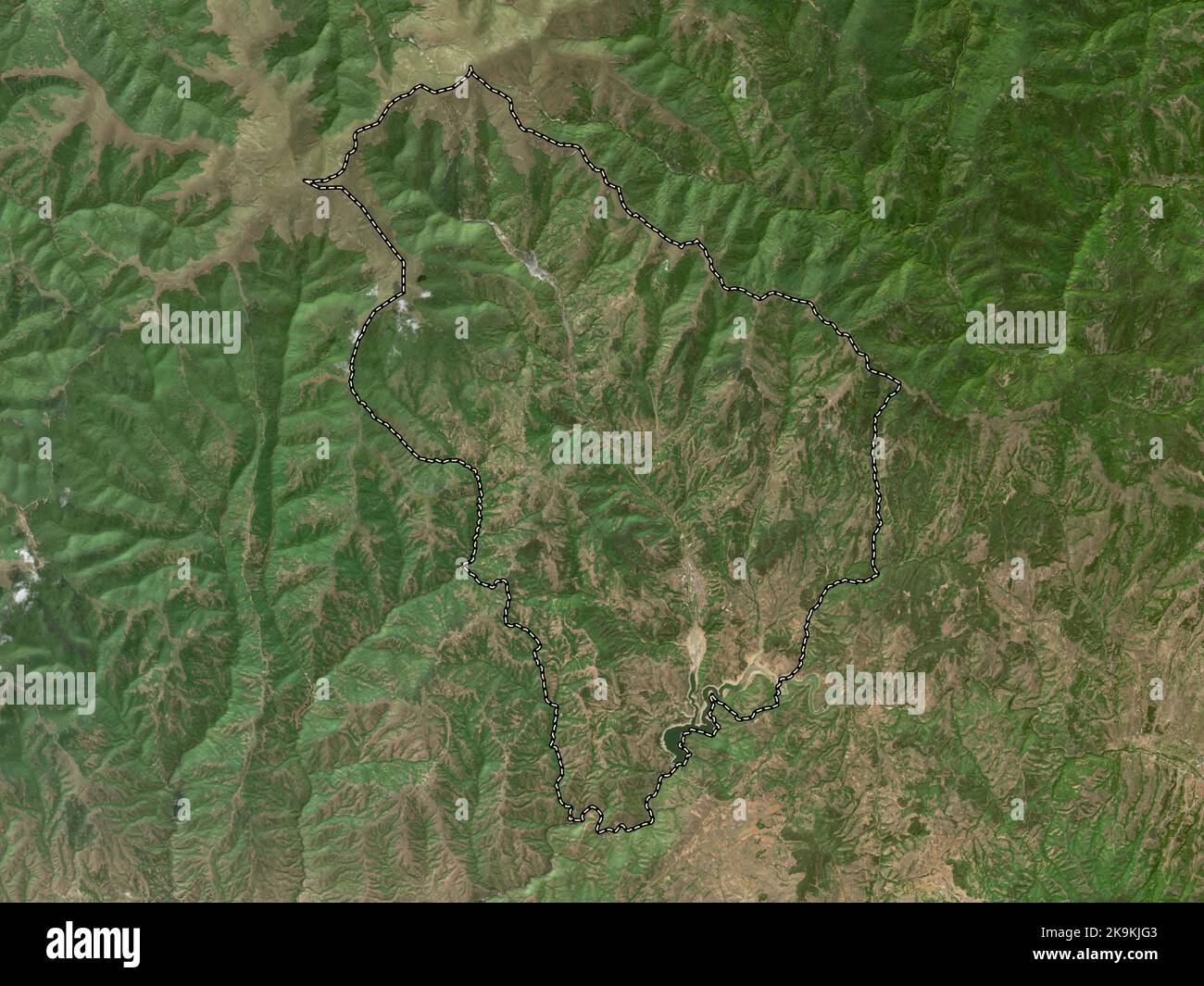 Makedonska Kamenica, municipality of Macedonia. High resolution ...