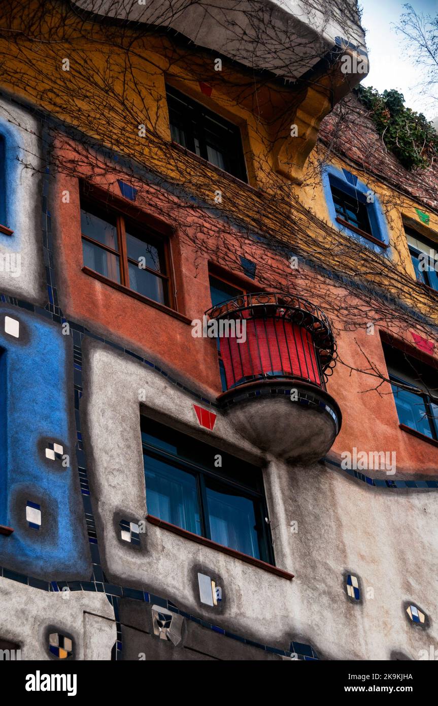Hundertwasser House in Vienna, Austria Stock Photo - Alamy