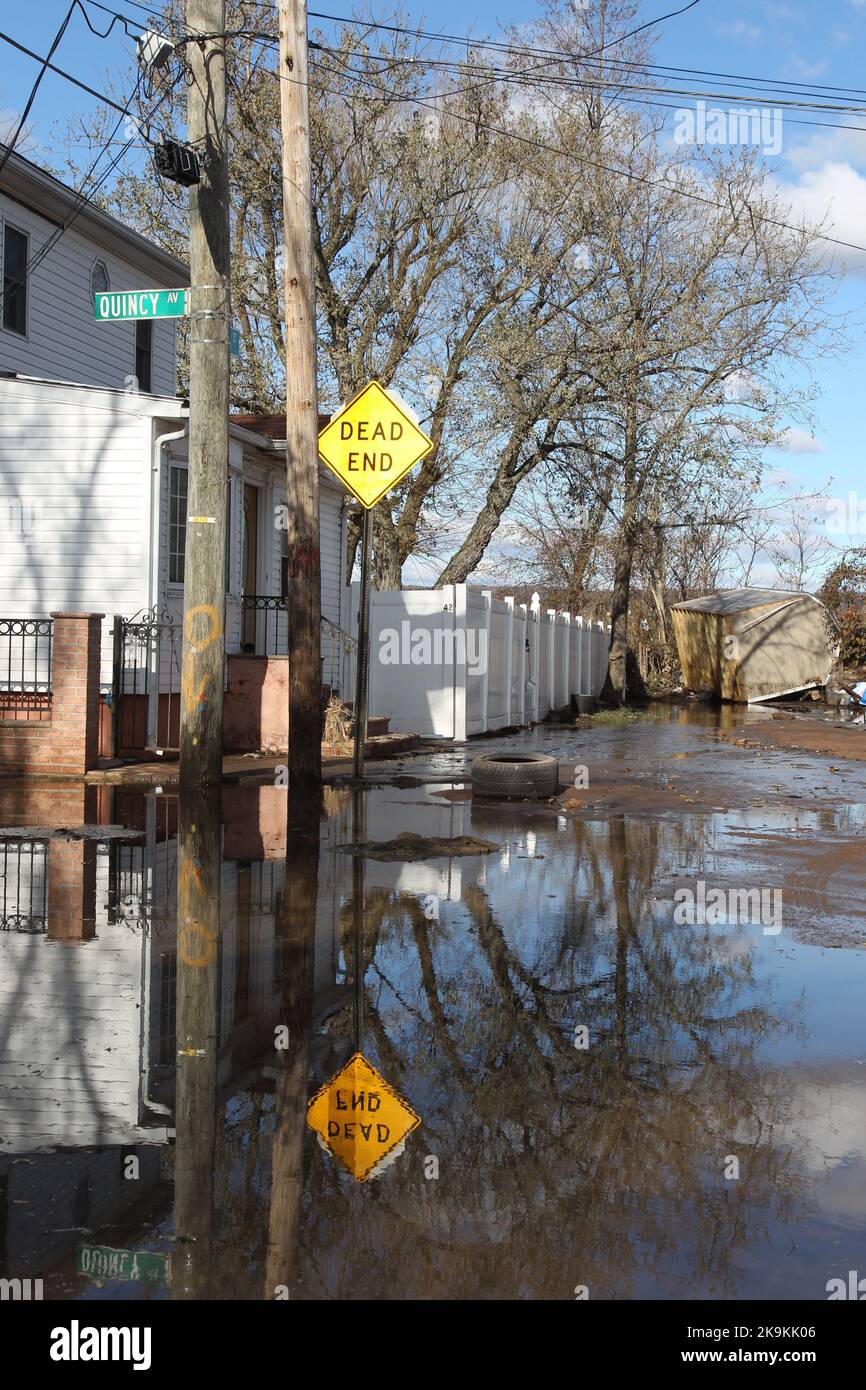 Staten Island, New York/ USA – 3 Nov 2012: Damage caused by Hurricane ...