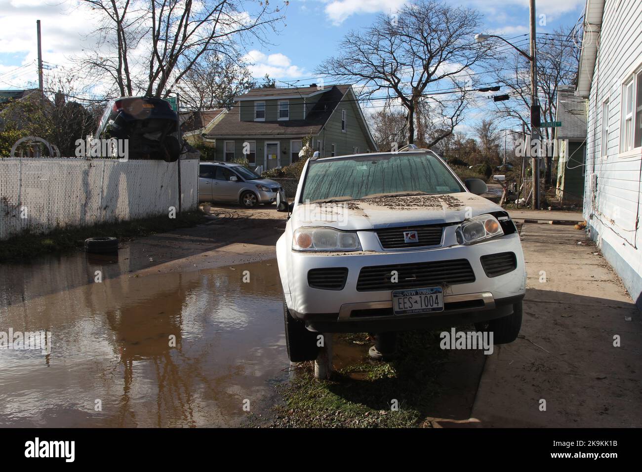 Staten Island, New York/ USA – 3 Nov 2012: Damage caused by Hurricane ...