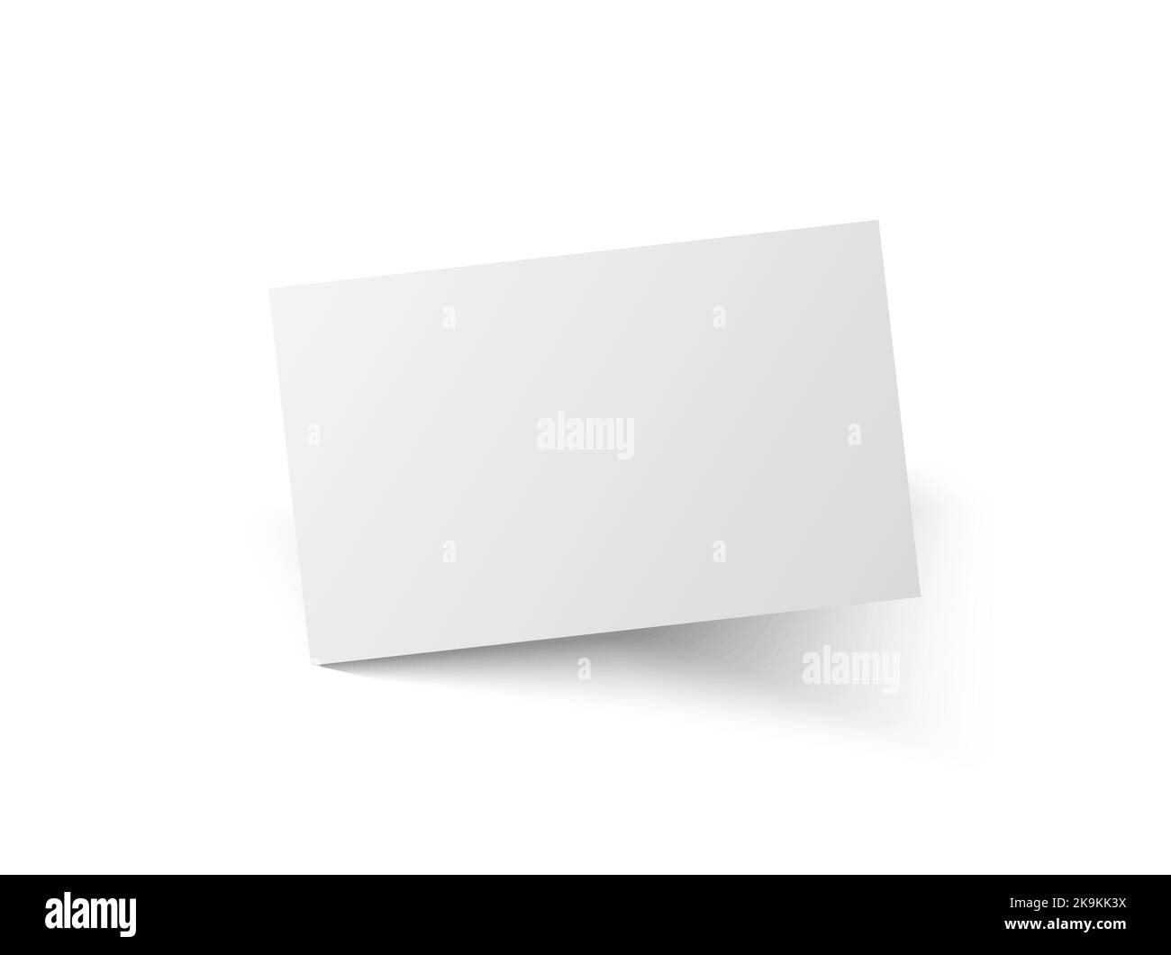 Blank business card falling realistic branding cards hi-res stock ...