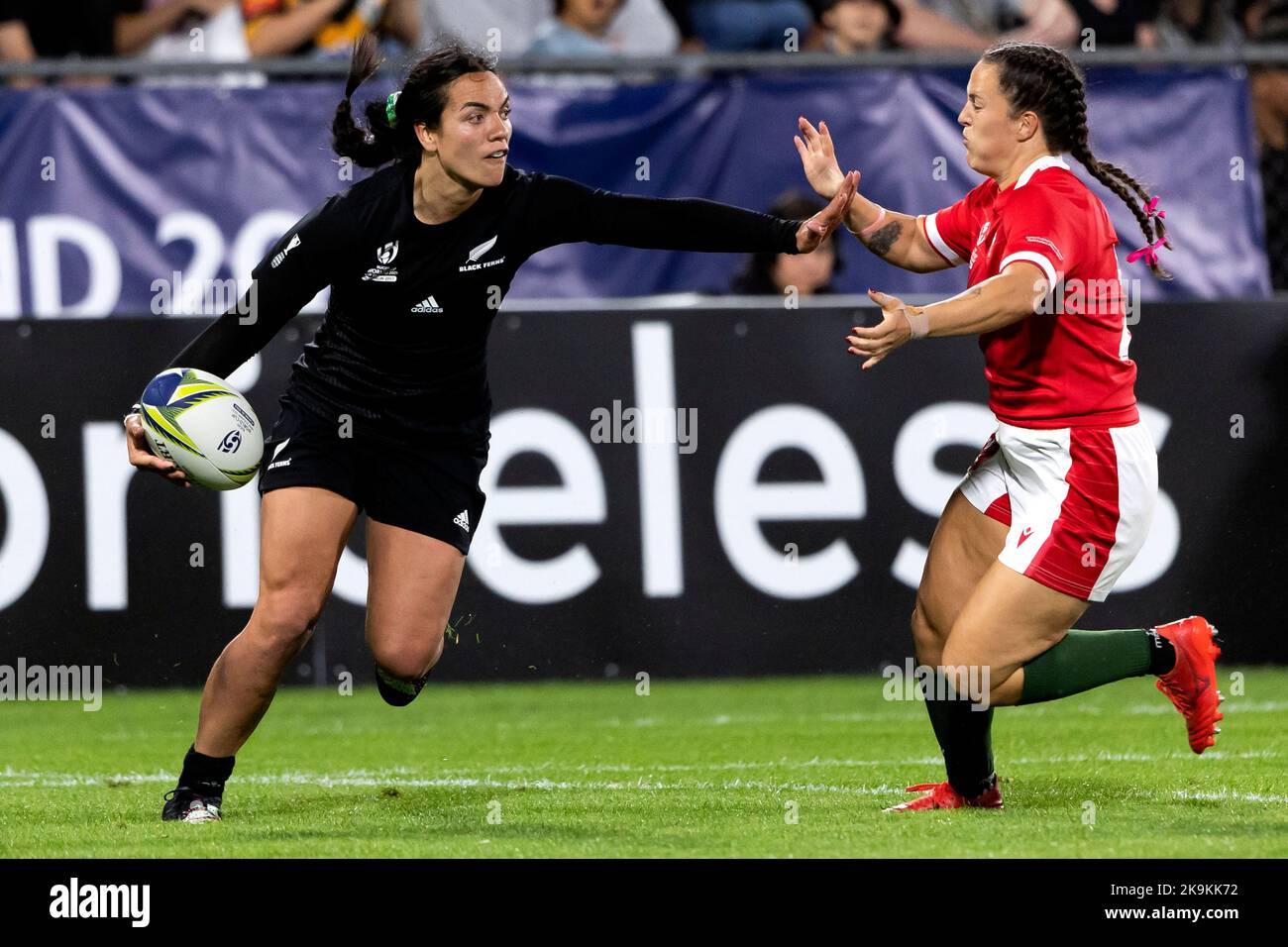 New Zealand's Stacey Fluhler during the Women's Rugby World Cup Quarter ...
