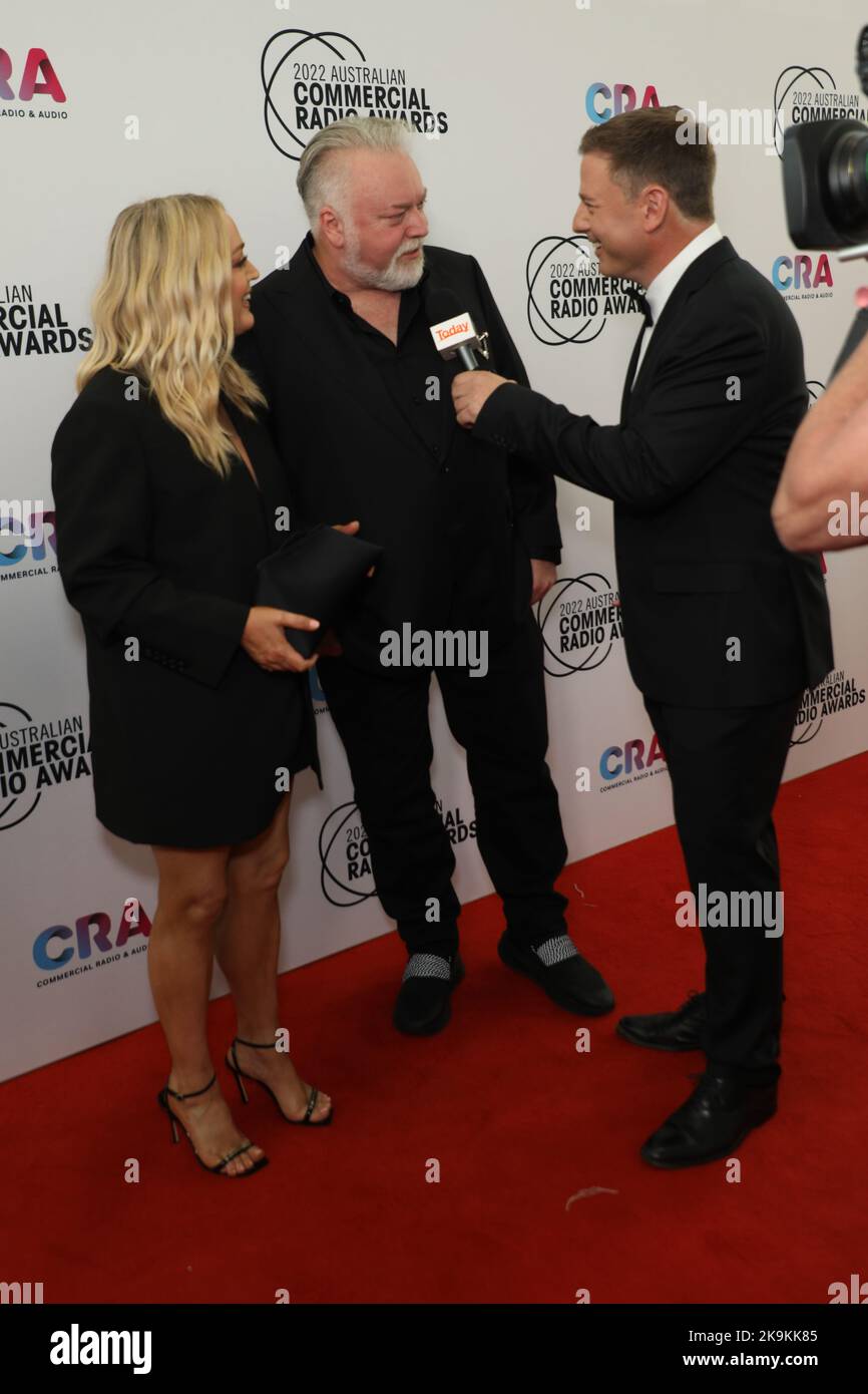 Sydney, Australia. 29th October 2022. Jackie O, Kyle Sandilands and Ben ...