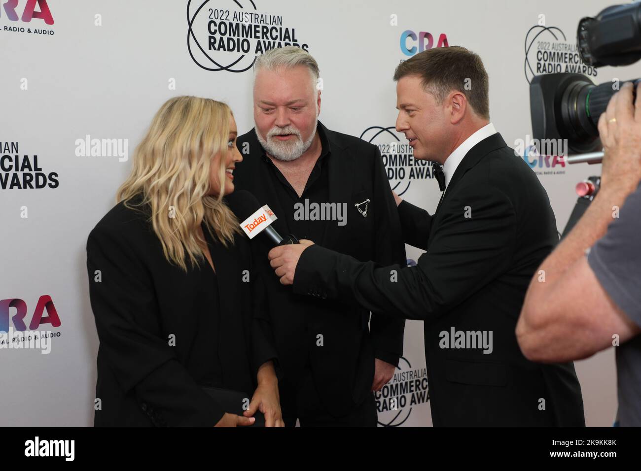 Sydney, Australia. 29th October 2022. Jackie O, Kyle Sandilands and Ben ...