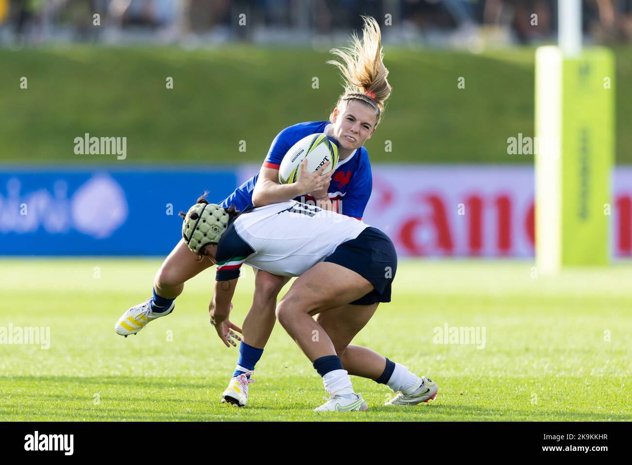 France's Chloe Jacquet during the Women's Rugby World Cup Quarter-final ...
