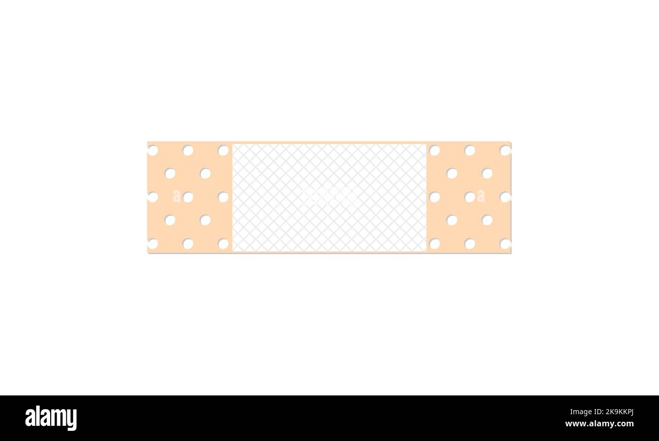 Medical plaster. First aid band plaster strip medical patch. Wound ...