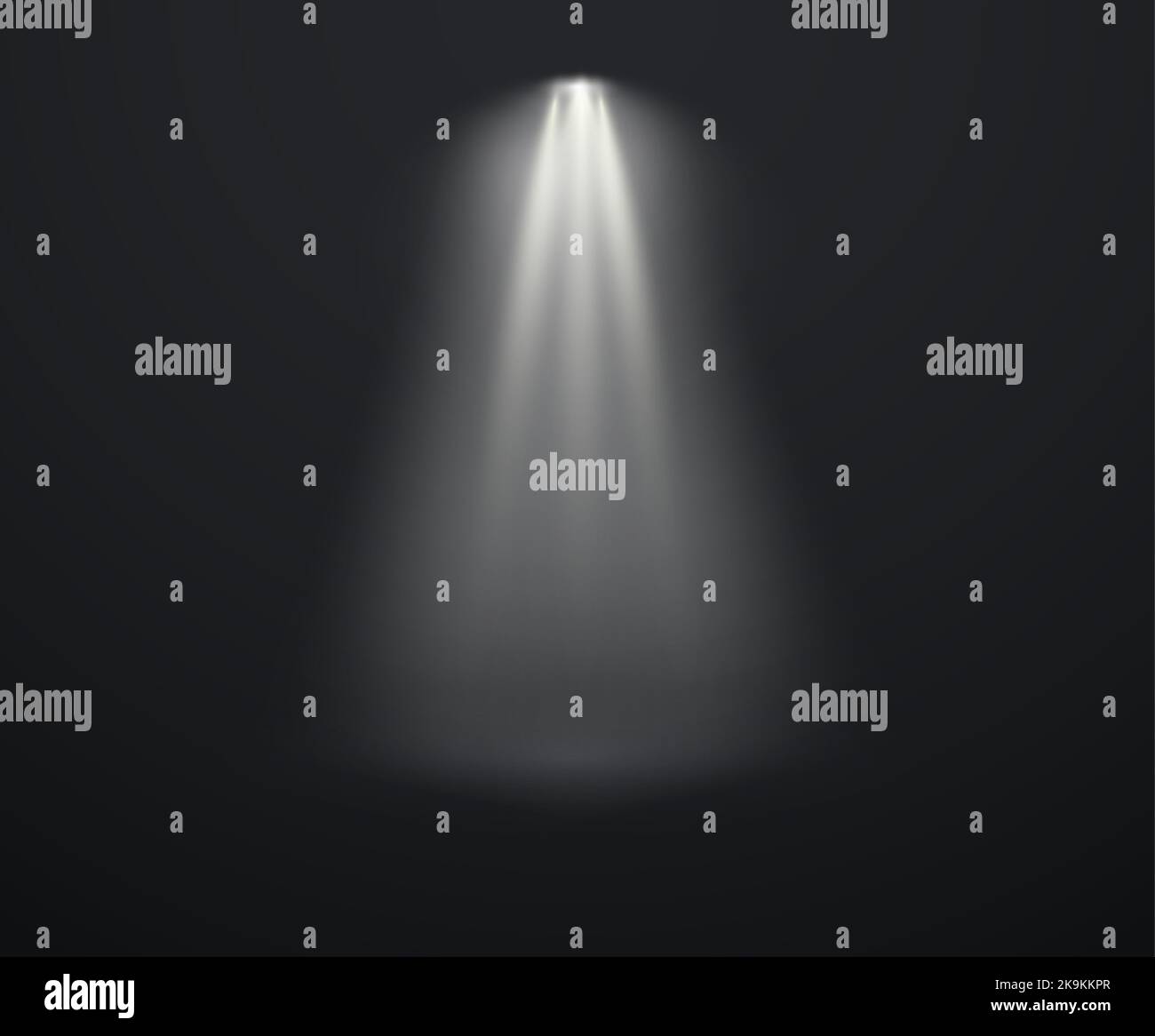 Spotlight effect. Vector progecrot ray in studio. Abstract theater ...