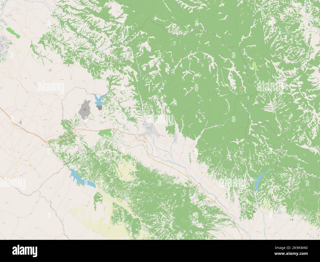 Radovis, municipality of Macedonia. Open Street Map Stock Photo - Alamy