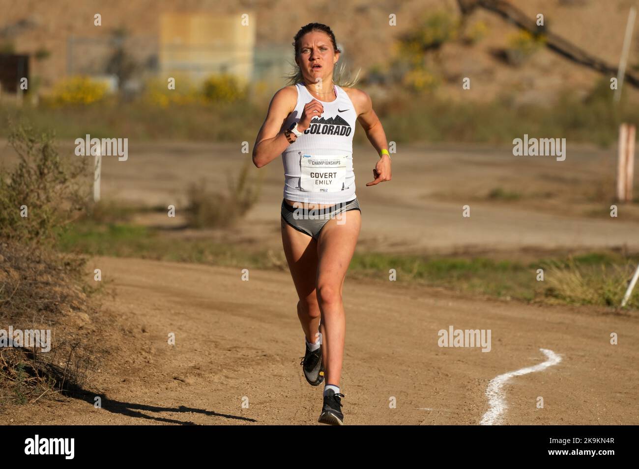 Emily Covert of Colorado places third in the women's race in 19:23.8 ...